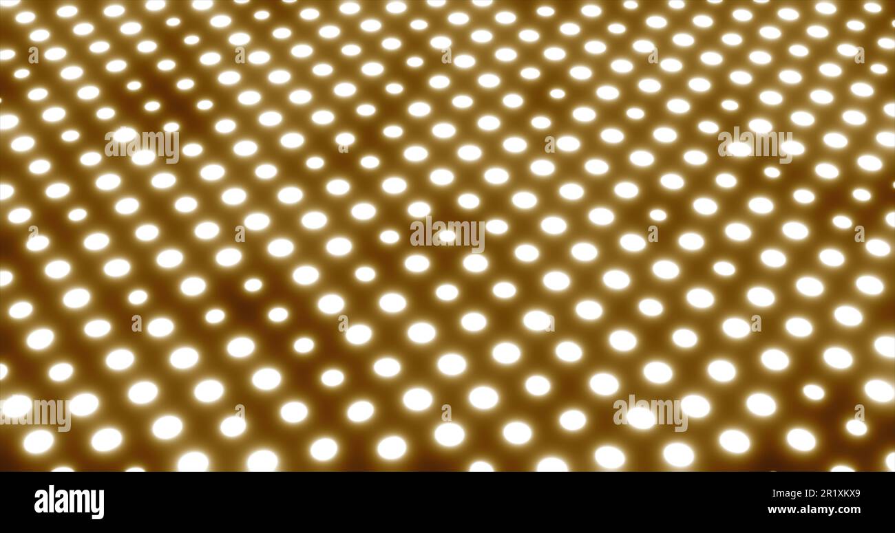 Abstract background of yellow flashing dots Stock Photo - Alamy