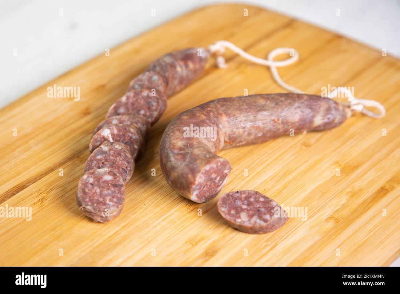 A paltruc or bull is the thickest sausage. It is a sausage made from ...