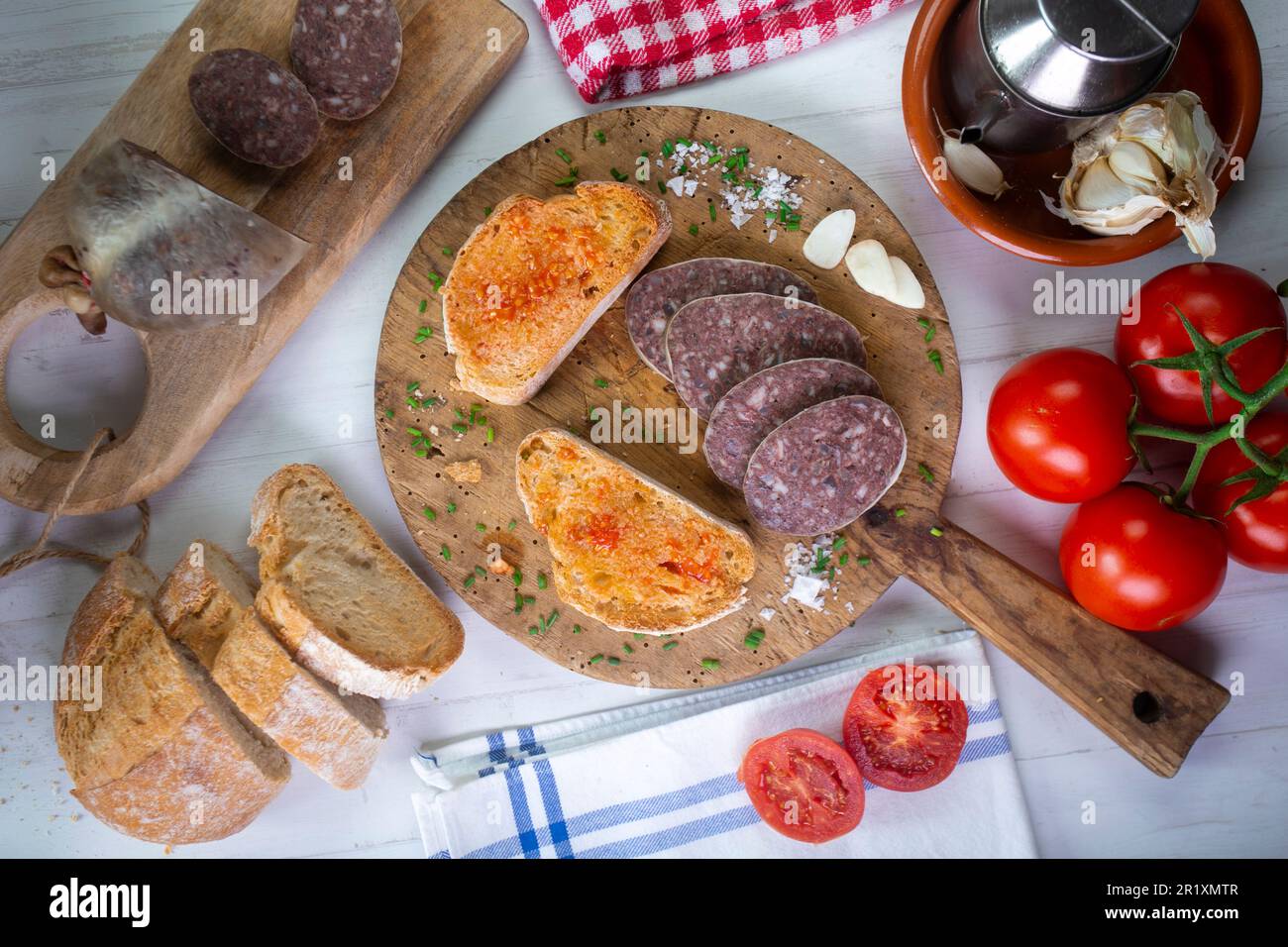 A paltruc or bull is the thickest sausage. It is a sausage made from ...