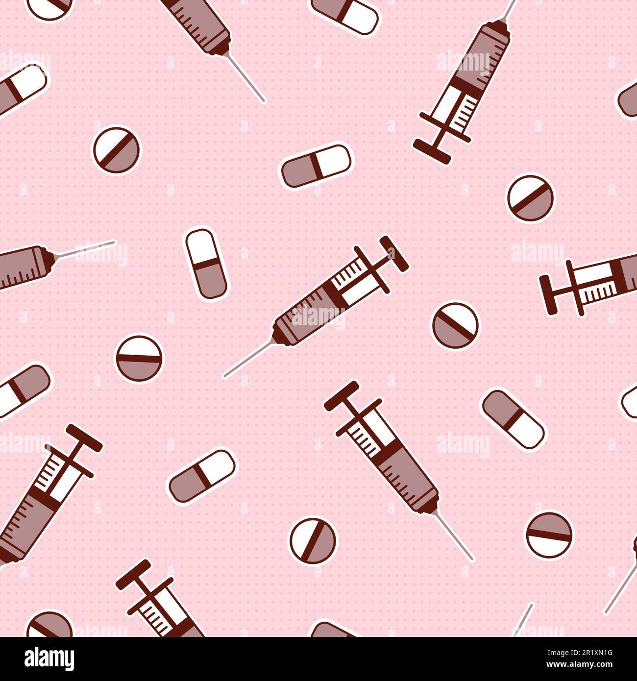 Syringes and pills Stock Vector Images - Alamy