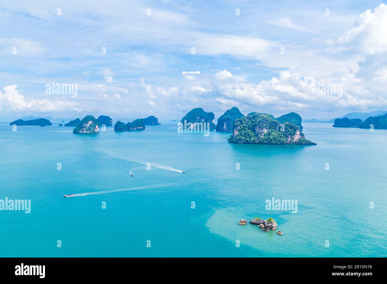 Koh Hong island view point to Beautiful scenery view 360 degree at ...