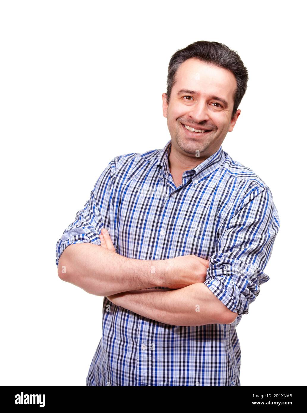 Confidence grows with age. A cropped portrait of a happy middle-aged ...