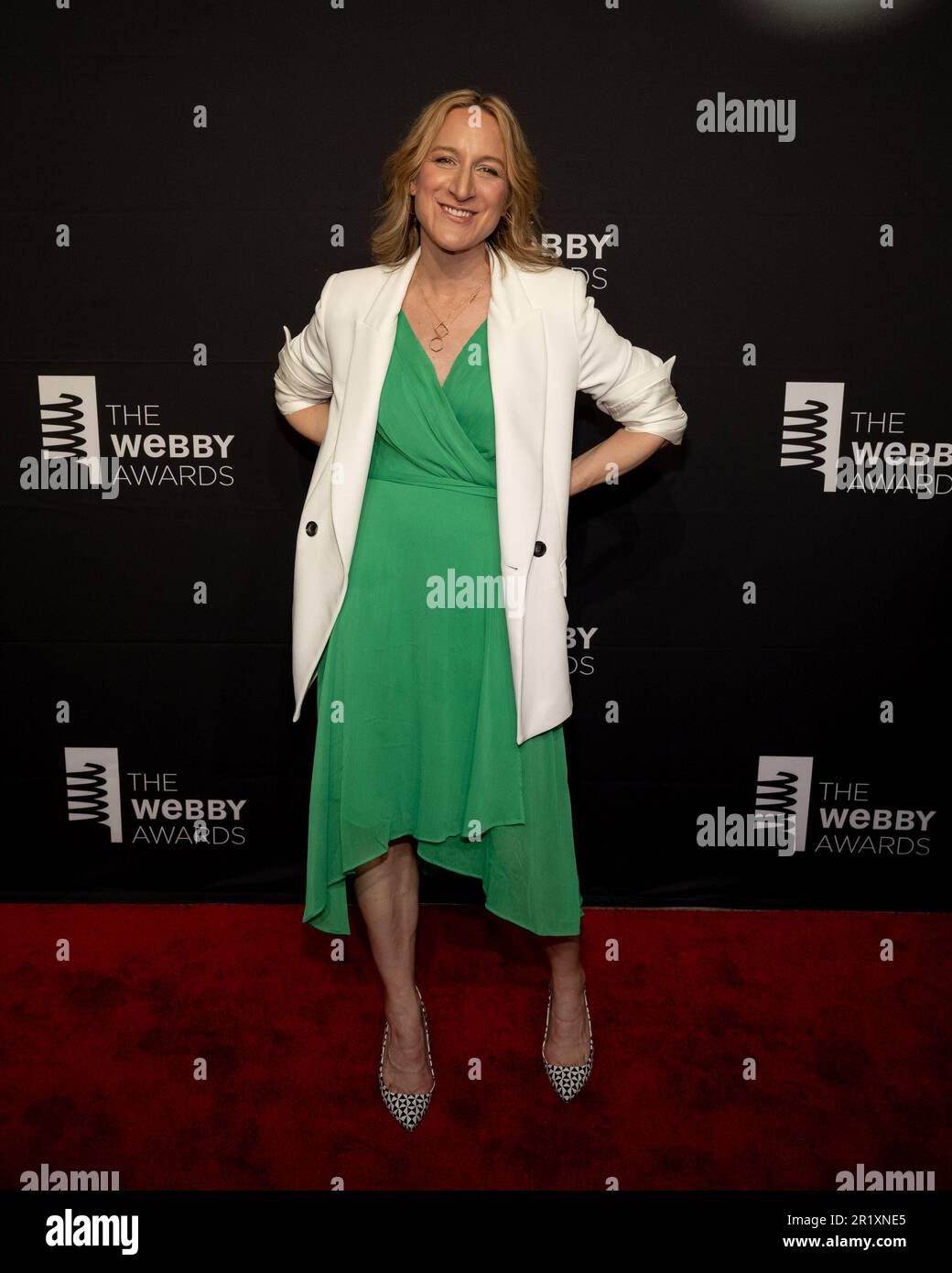 New York, USA. 15th May, 2023. Lauren Iannotti arrives on the red ...