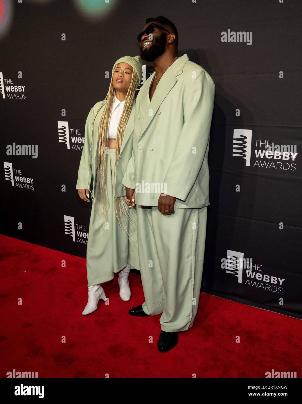 New York, USA. 15th May, 2023. Martica "Fat" Nwigwe and Toby Nwigwe ...