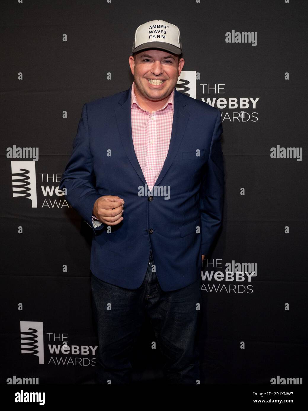 New York, USA. 15th May, 2023. Brian Stelter arrives on the red carpet ...