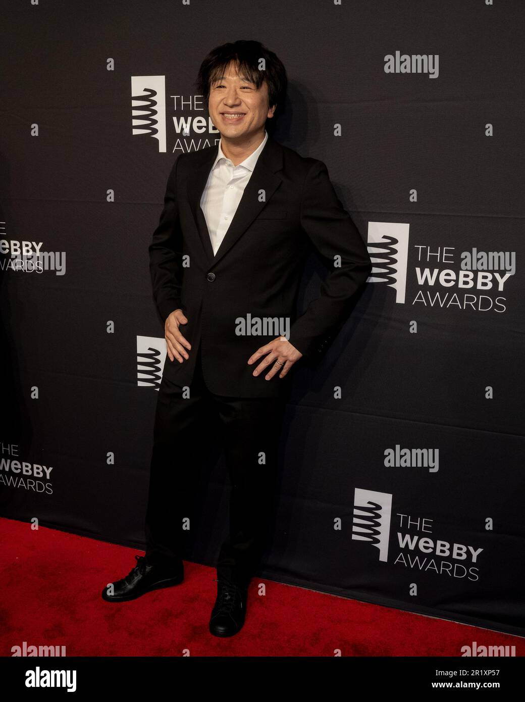 New York, USA. 15th May, 2023. Shigetaka Kurita arrives on the red ...