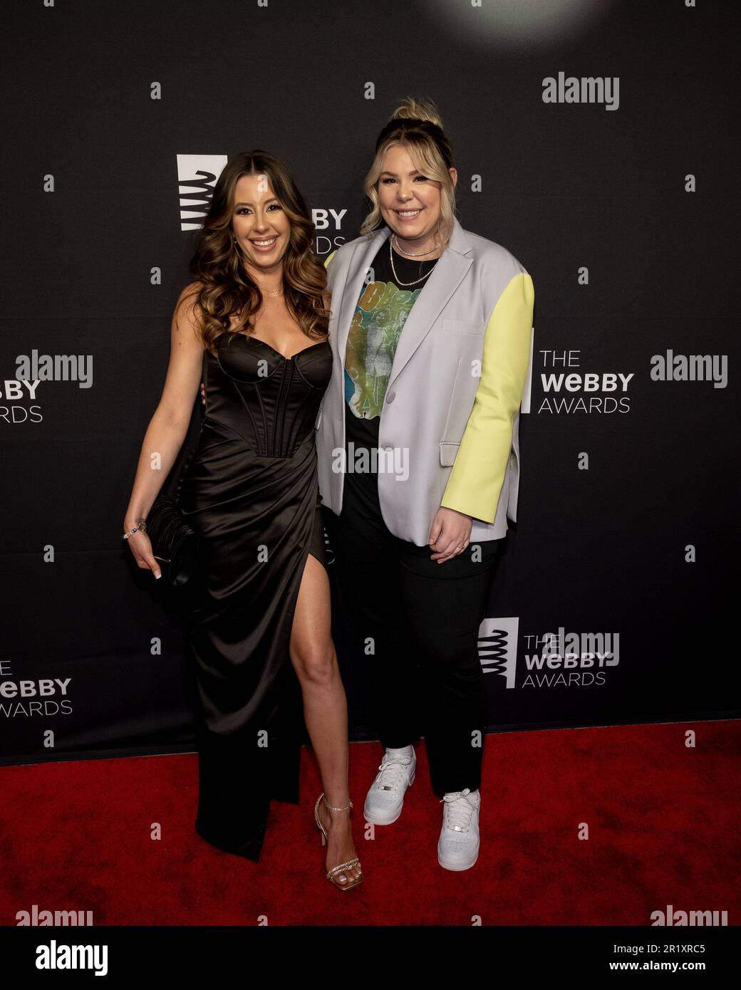 New York, USA. 15th May, 2023. Vee Rivera and Kailyn Lowry arrive on ...