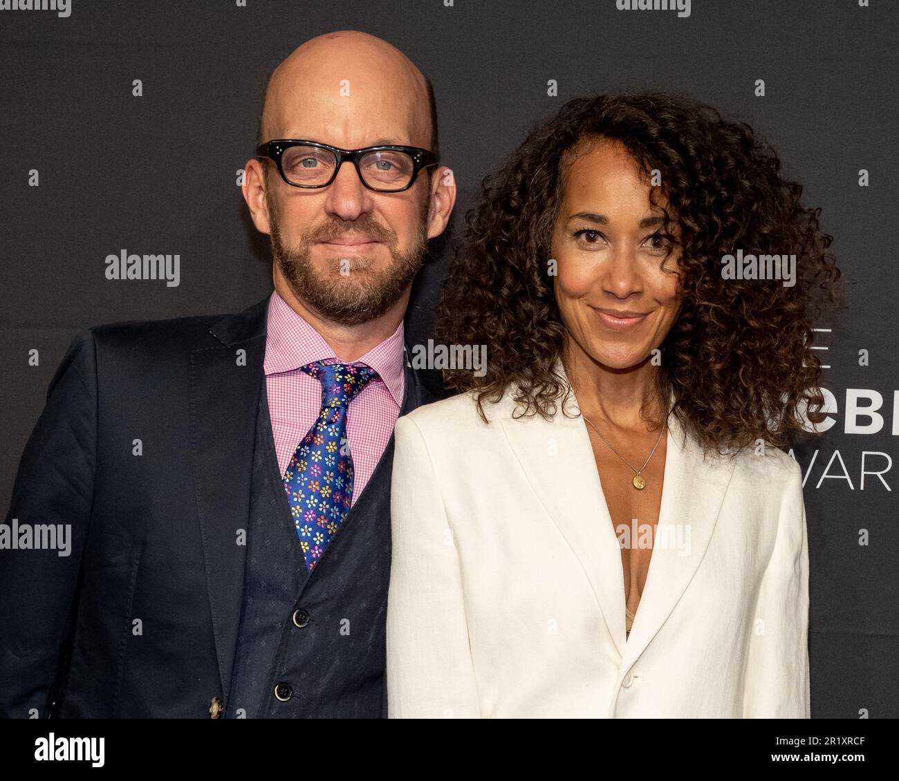 New York, USA. 15th May, 2023. Joel Peissig and Chene Lawson arrive on ...