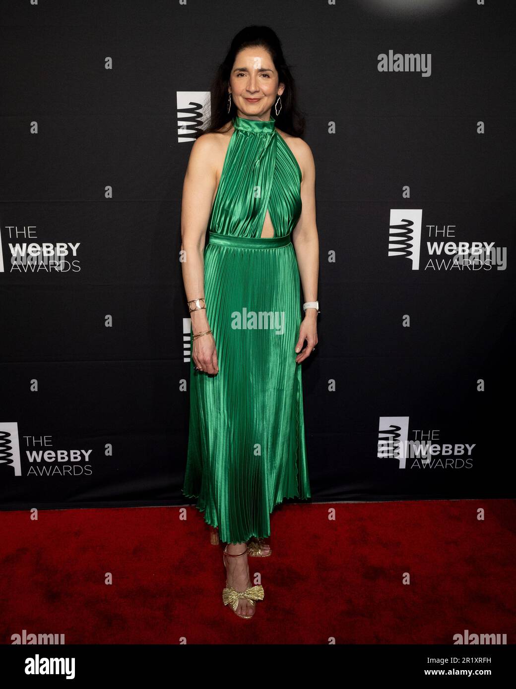 New York, USA. 16th May, 2023. Heather Brunner arrives on the red ...