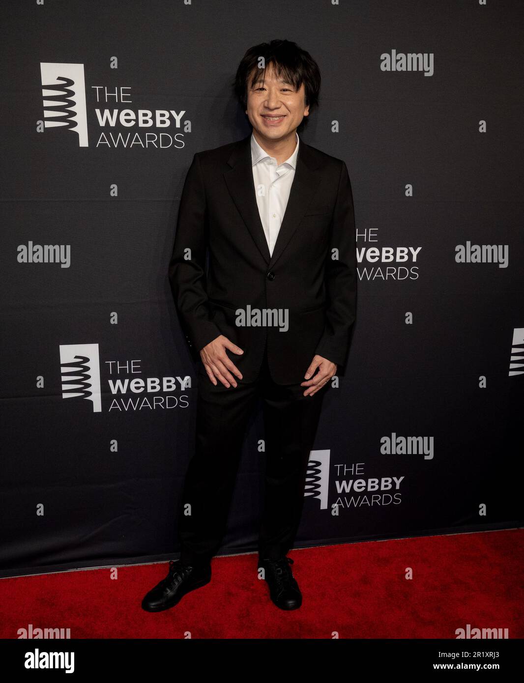 New York, USA. 15th May, 2023. Shigetaka Kurita arrives on the red ...