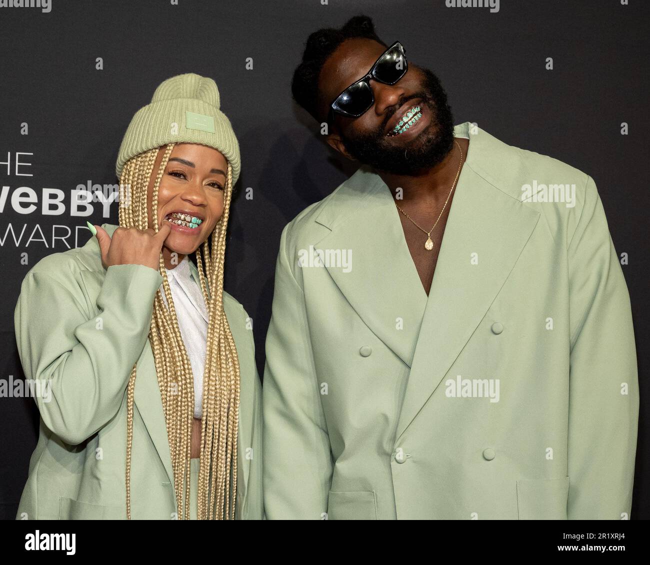 New York, USA. 15th May, 2023. Martica "Fat" Nwigwe and Toby Nwigwe ...