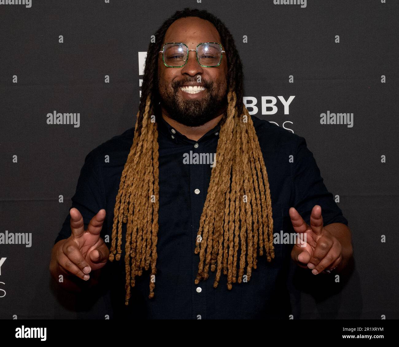 New York, USA. 15th May, 2023. Deondric Royster arrives on the red ...