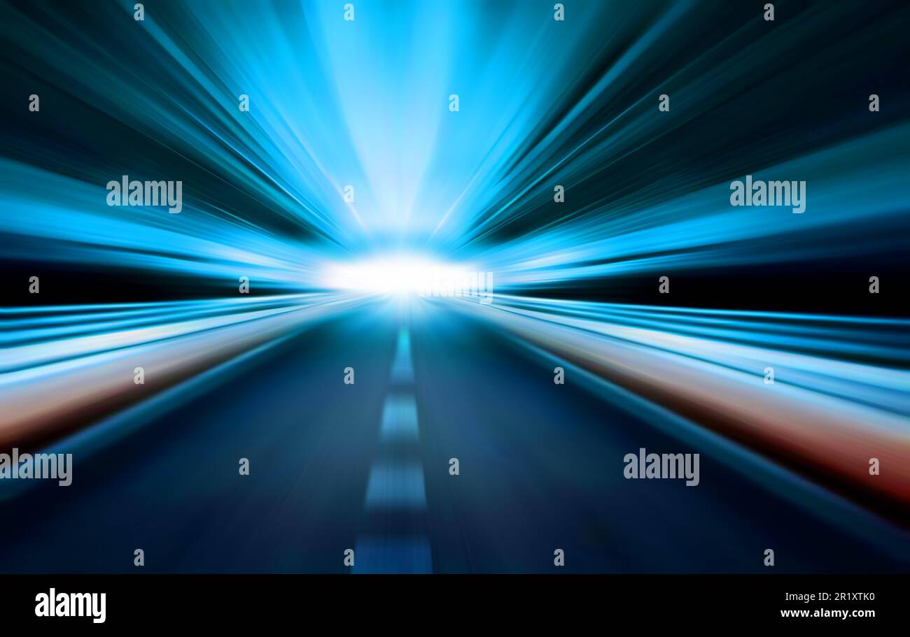 road with motion blur background Stock Photo - Alamy