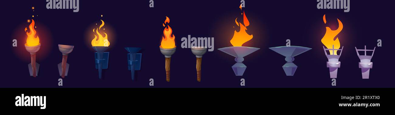 Castle And Torch Emblem