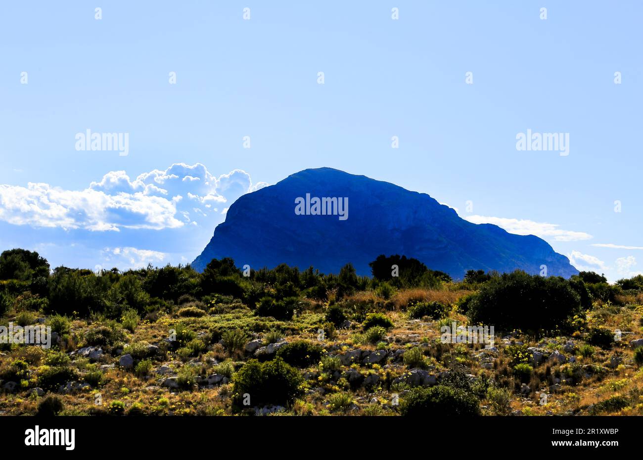 The Top of the Mongo mountain from the Cabo de San Antonio viewpoint ...