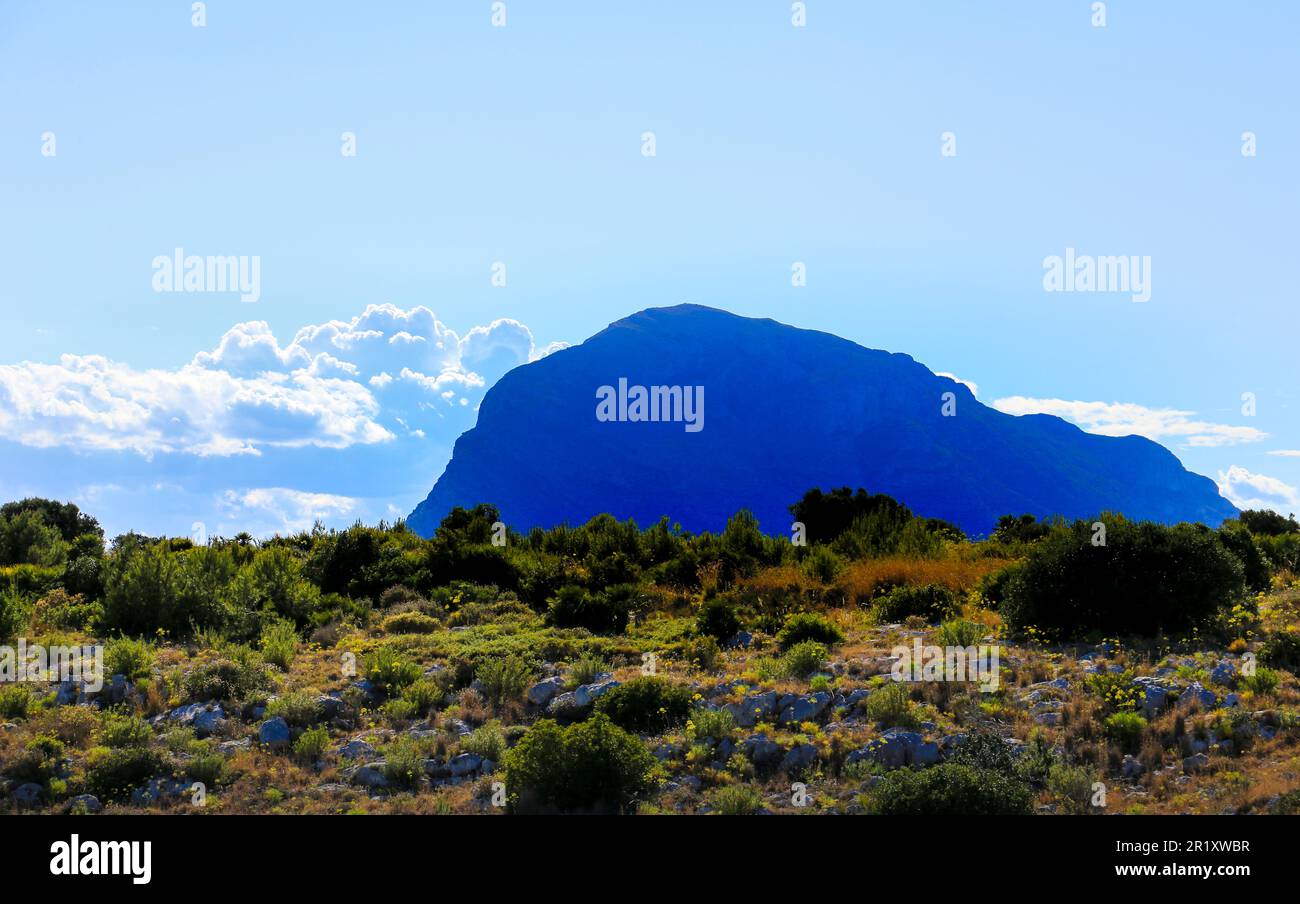 The Top of the Mongo mountain from the Cabo de San Antonio viewpoint ...