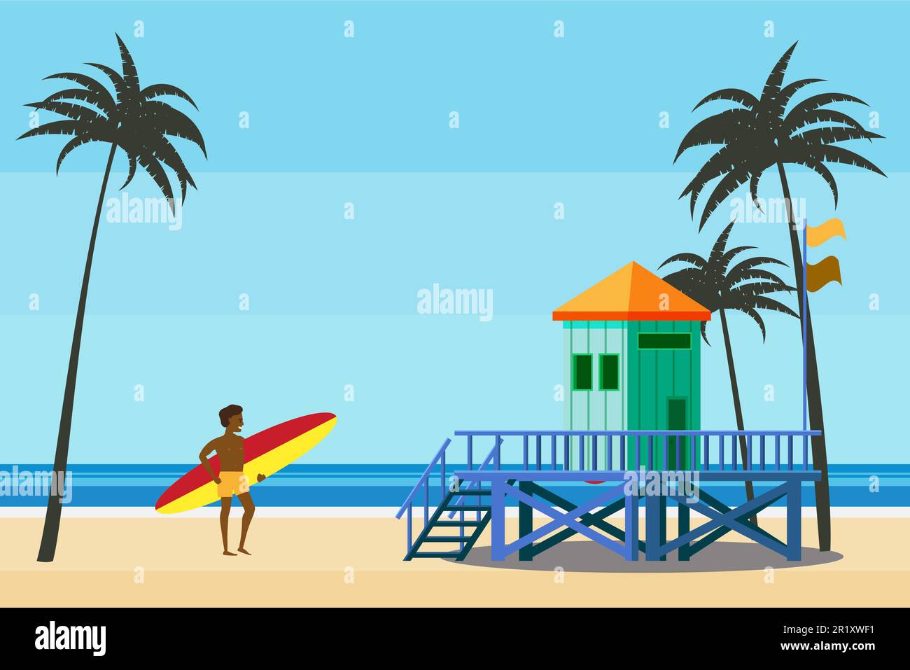 West coast life building Stock Vector Images - Alamy