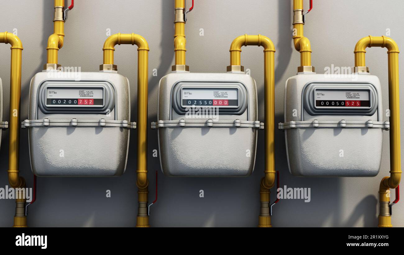 Analog gas meter hi-res stock photography and images - Alamy