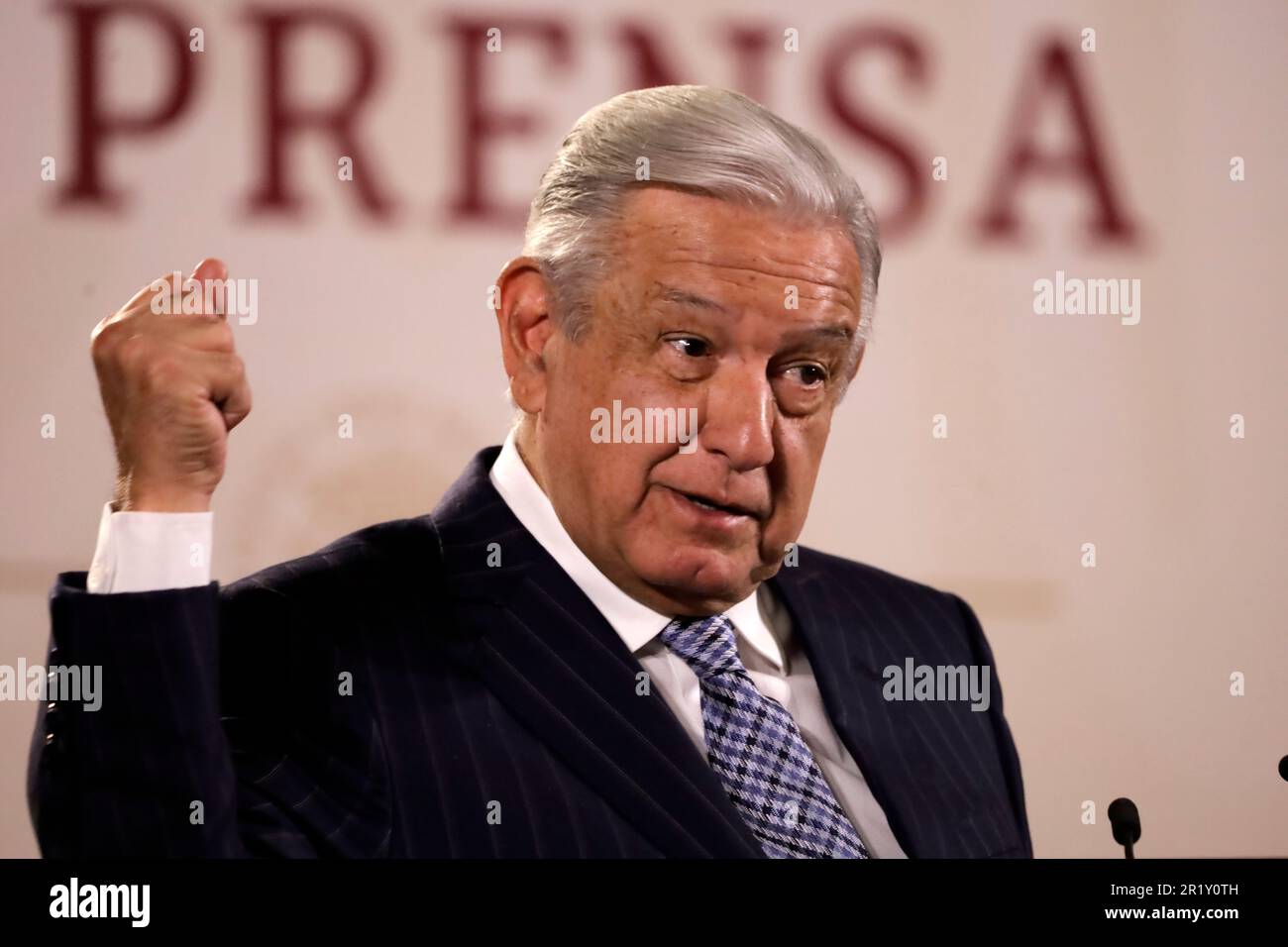 May 15, 2023, Mexico City, Mexico: Mexican President Andres Manuel ...