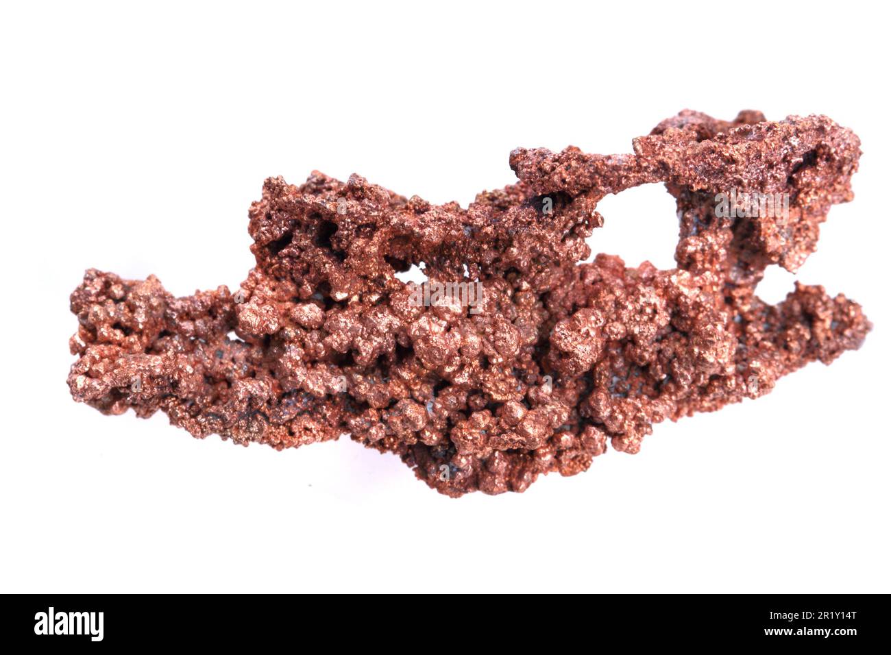 natural copper isolated on the white background Stock Photo - Alamy