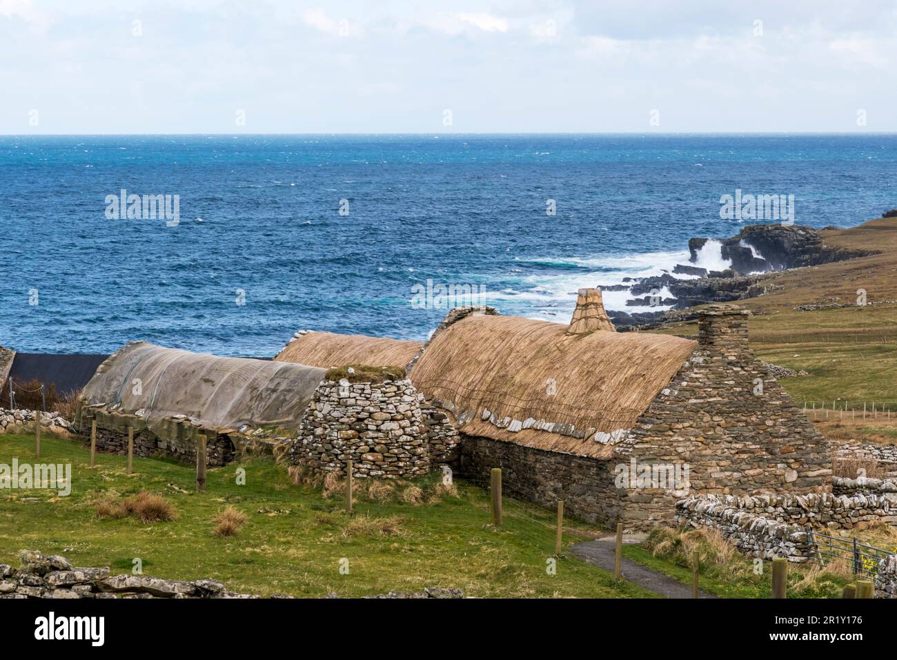 The Shetland Crofthouse Museum at Dunrossness on Mainland, Shetland ...
