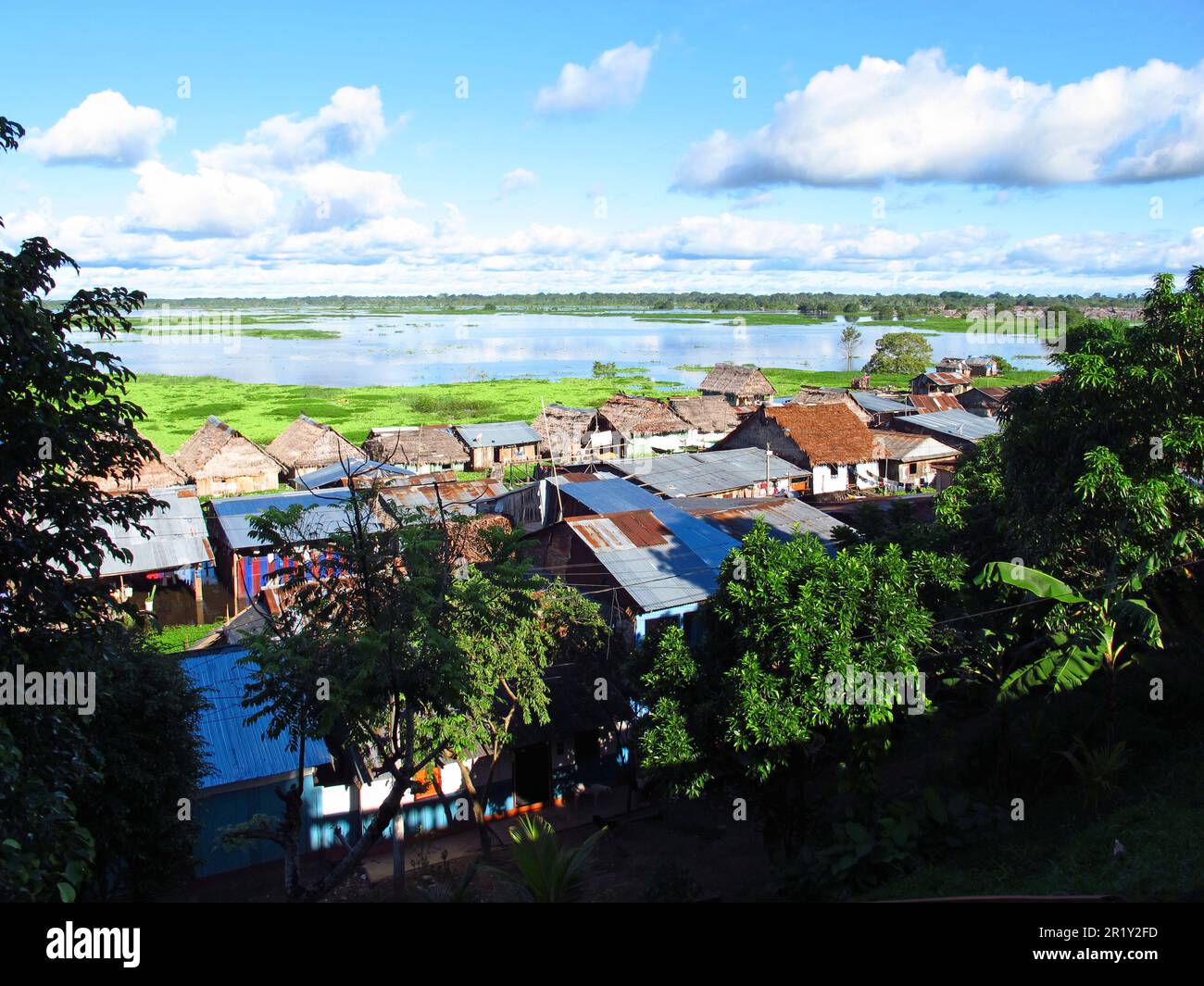 The view of amazon river in Iquitos, Peru Stock Photo - Alamy
