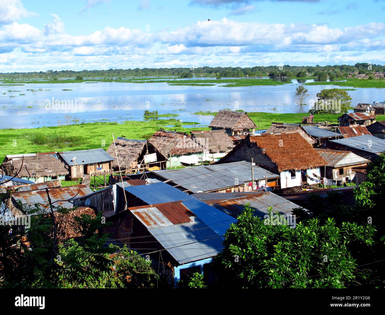 The view of amazon river in Iquitos, Peru Stock Photo - Alamy