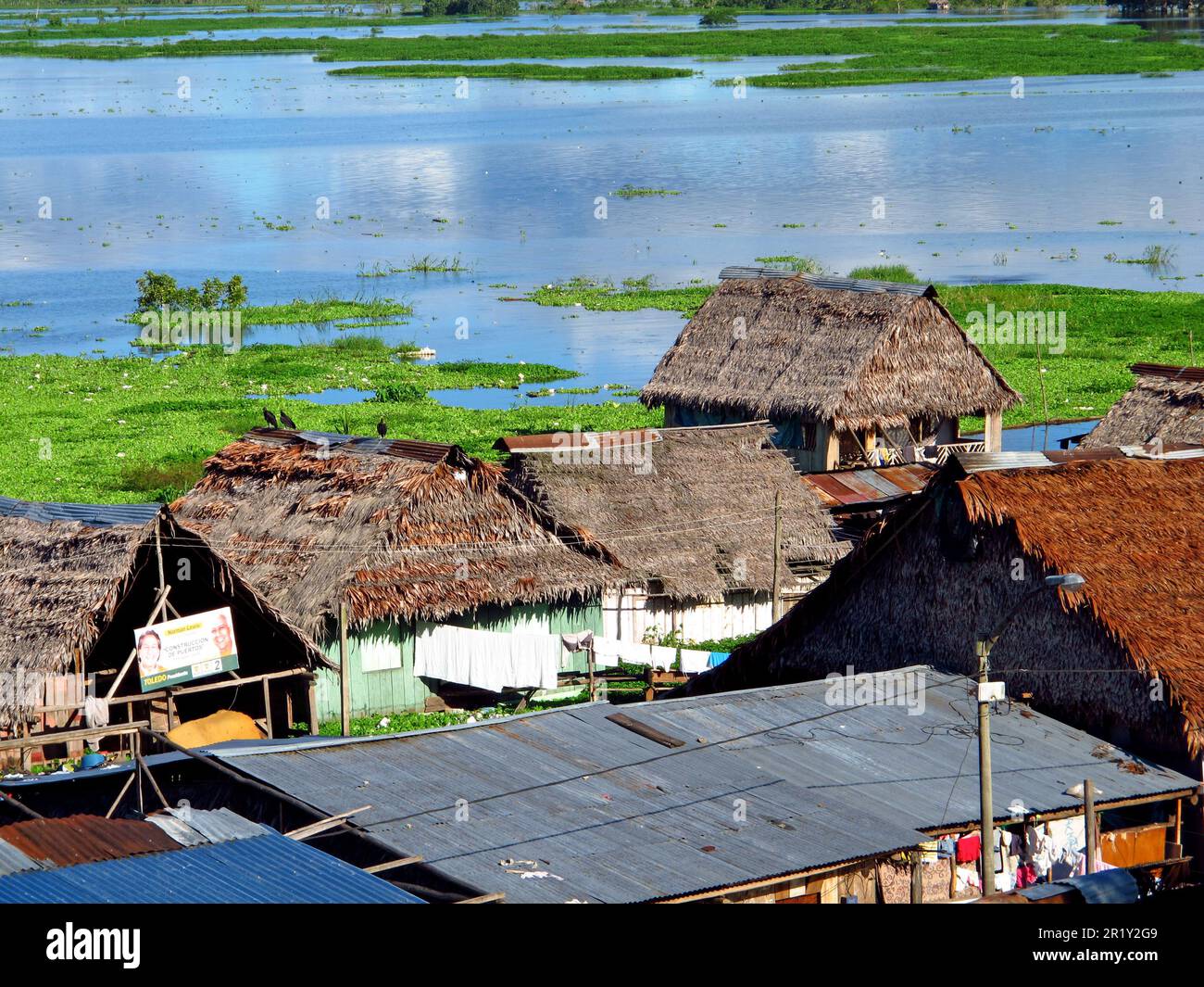 The view on amazon river in Iquitos, Peru Stock Photo - Alamy