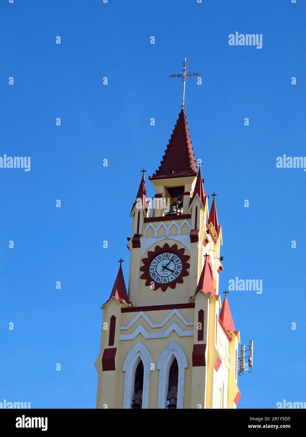 The church in Iquitos on the Amazon river in Peru Stock Photo - Alamy