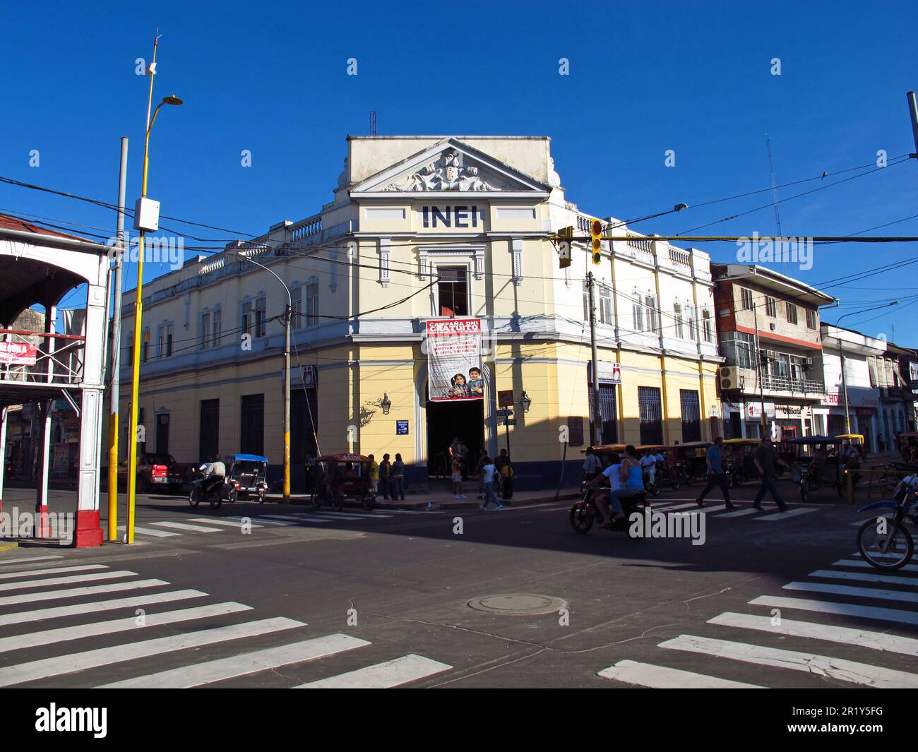 The vintage house in Iquitos on the Amazon river, Peru Stock Photo - Alamy