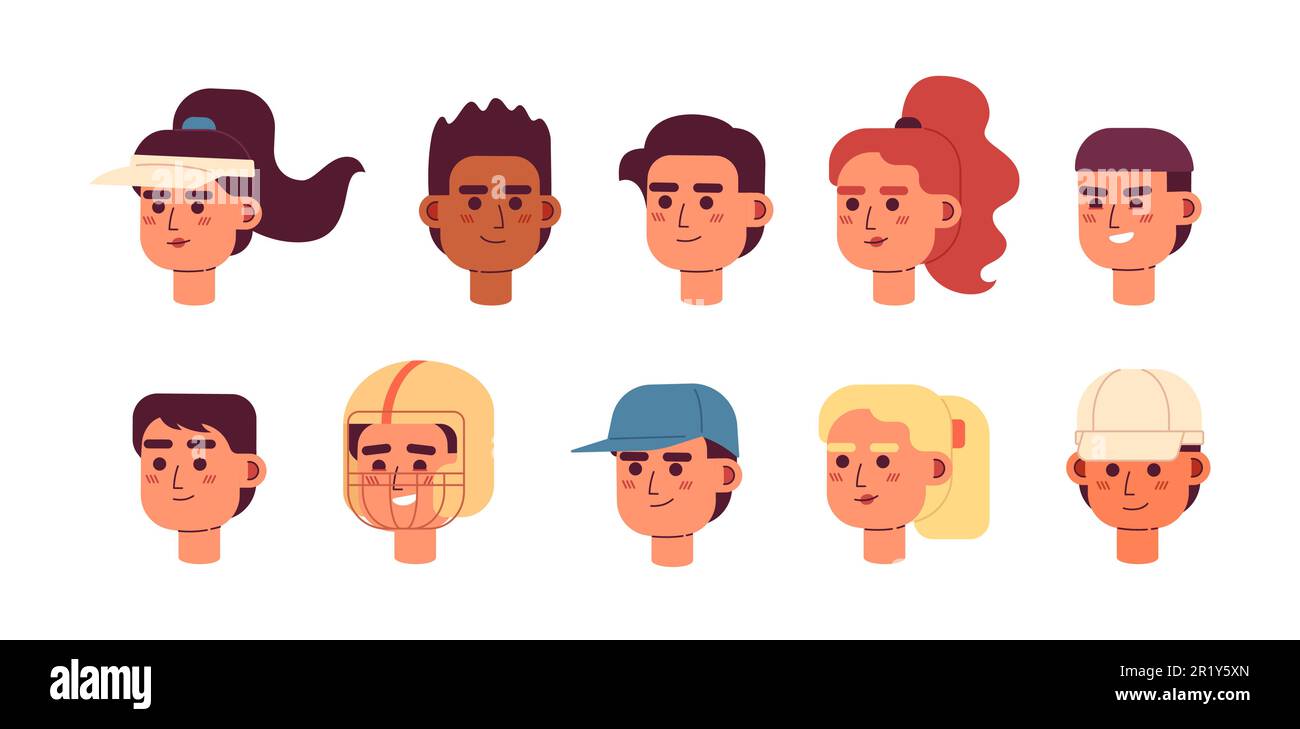 Latinoamerican portrait Stock Vector Images - Alamy