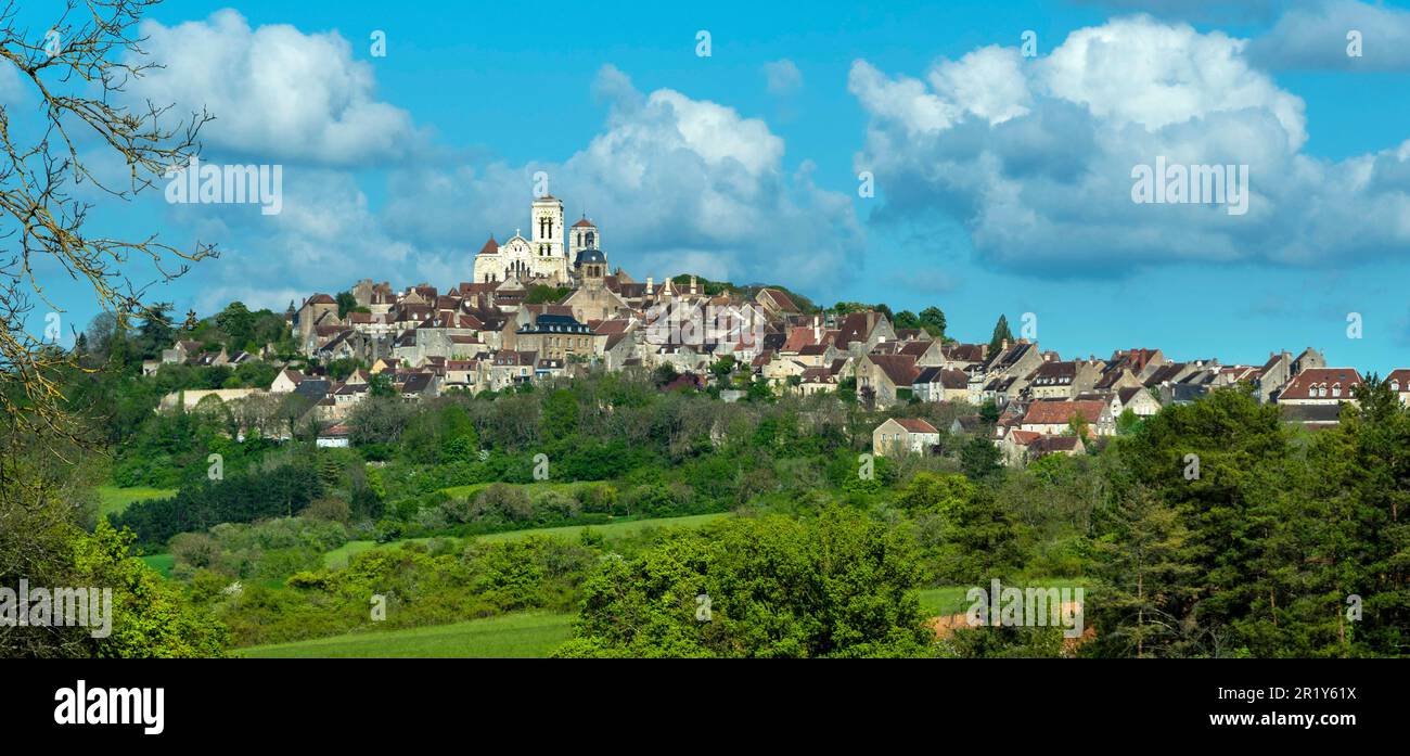 Vezelay labelled les Plus Beaux Villages de France. Unesco World ...