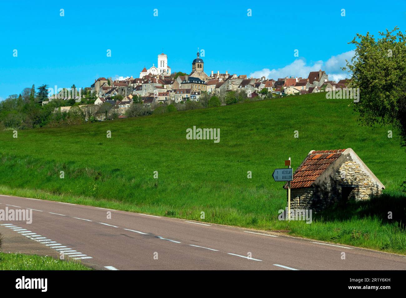 Vezelay labelled les Plus Beaux Villages de France. Unesco World ...