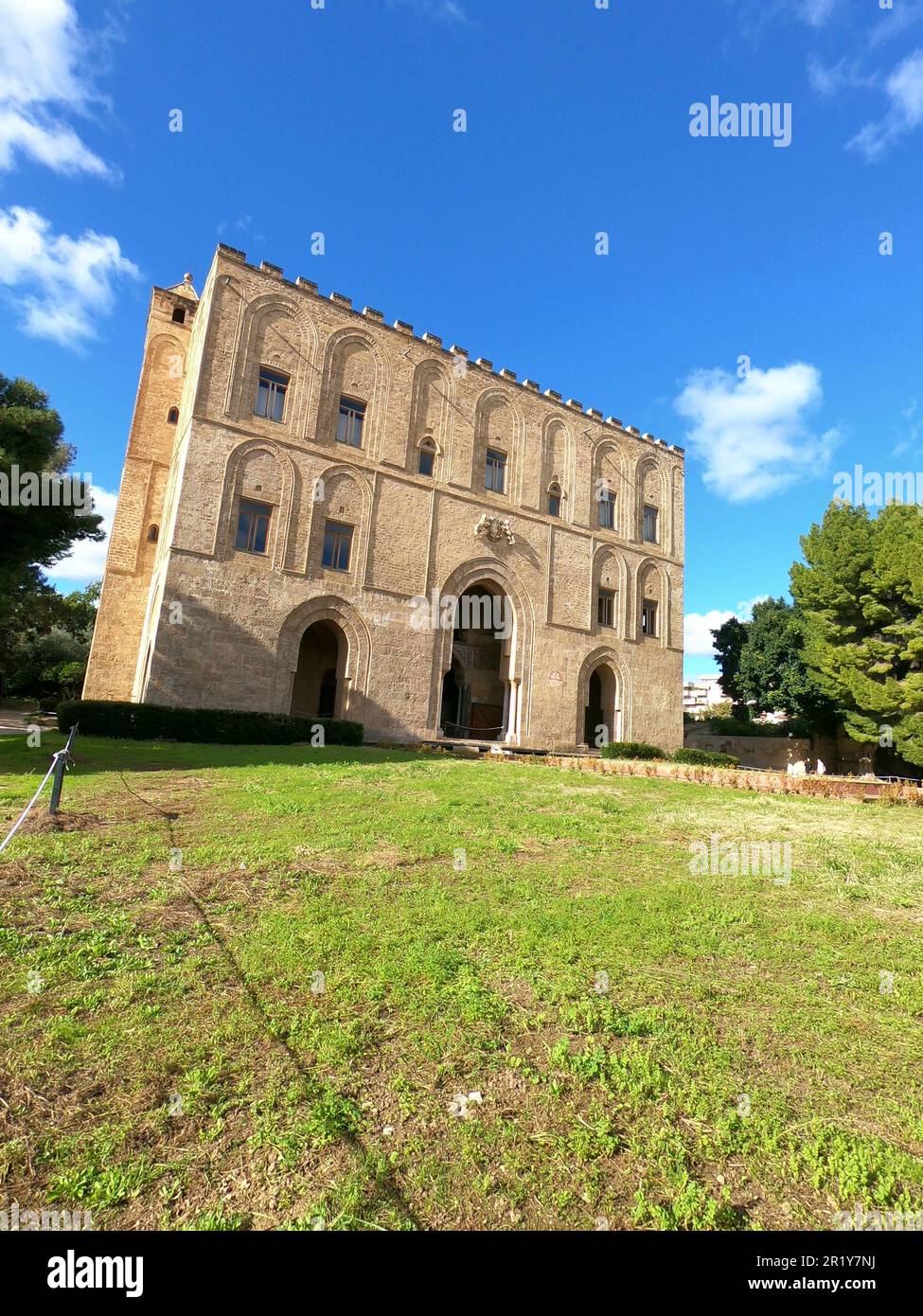 La Zisa in Palermo Sicily, shot of one of the best preserved Norman ...
