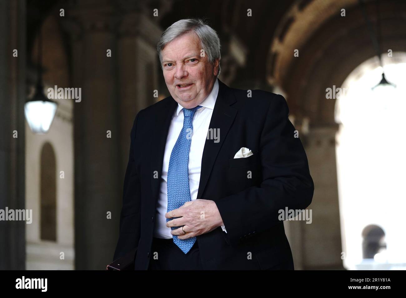 Lord Privy Seal, and Leader of the House of Lords, Lord True arrives at ...