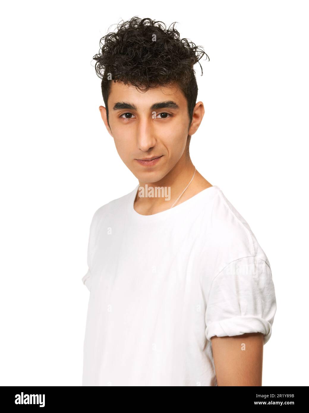 Face person smirk guy Cut Out Stock Images & Pictures - Alamy