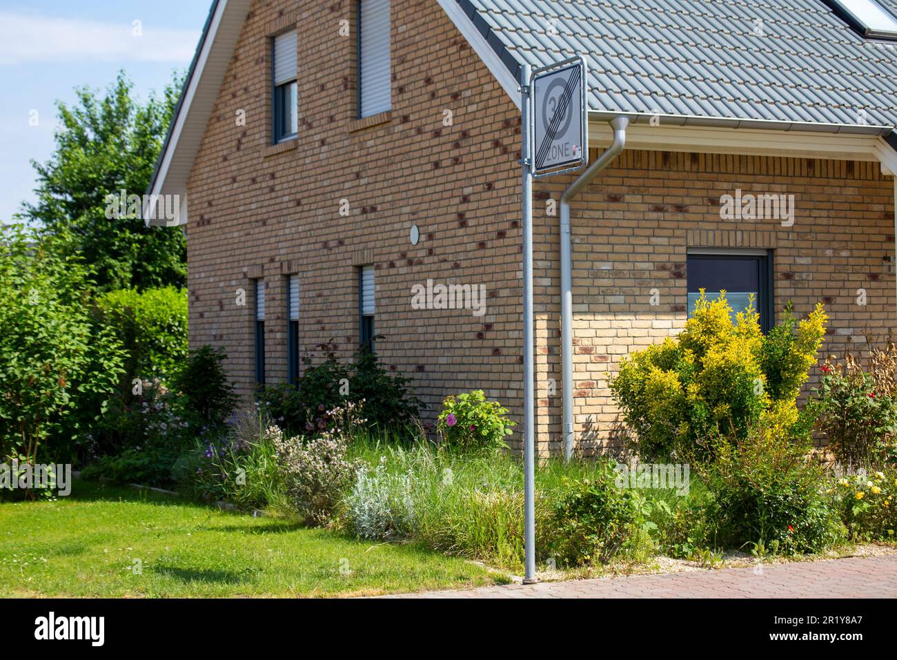Beautiful detached house in rural idyll Stock Photo - Alamy
