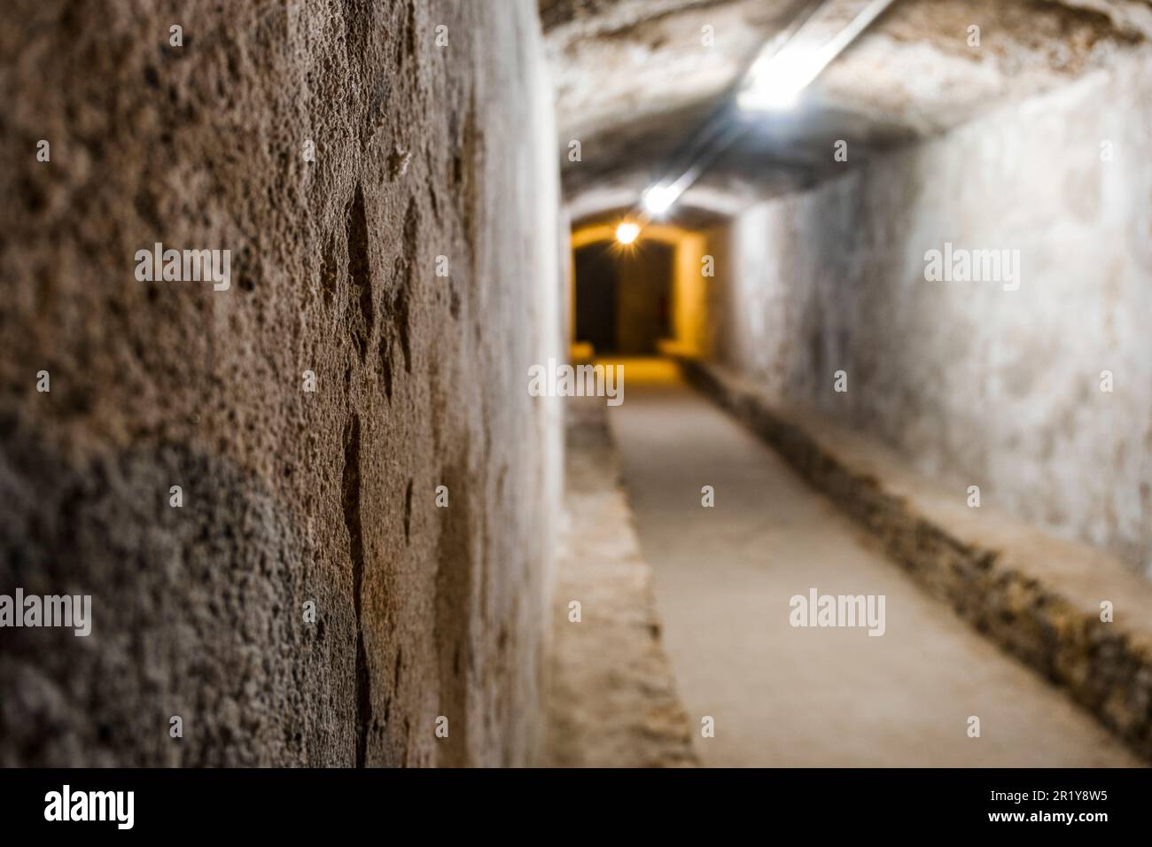 Almeria, Spain - December 29 , 2022: Civil War shelters - tunnels used ...