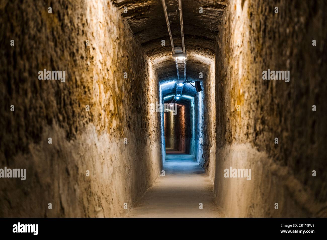 Almeria, Spain - December 29 , 2022: Civil War shelters - tunnels used ...