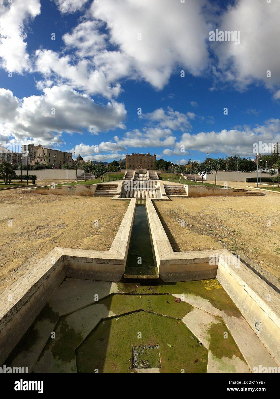 La Zisa in Palermo Sicily, shot of one of the best preserved Norman ...