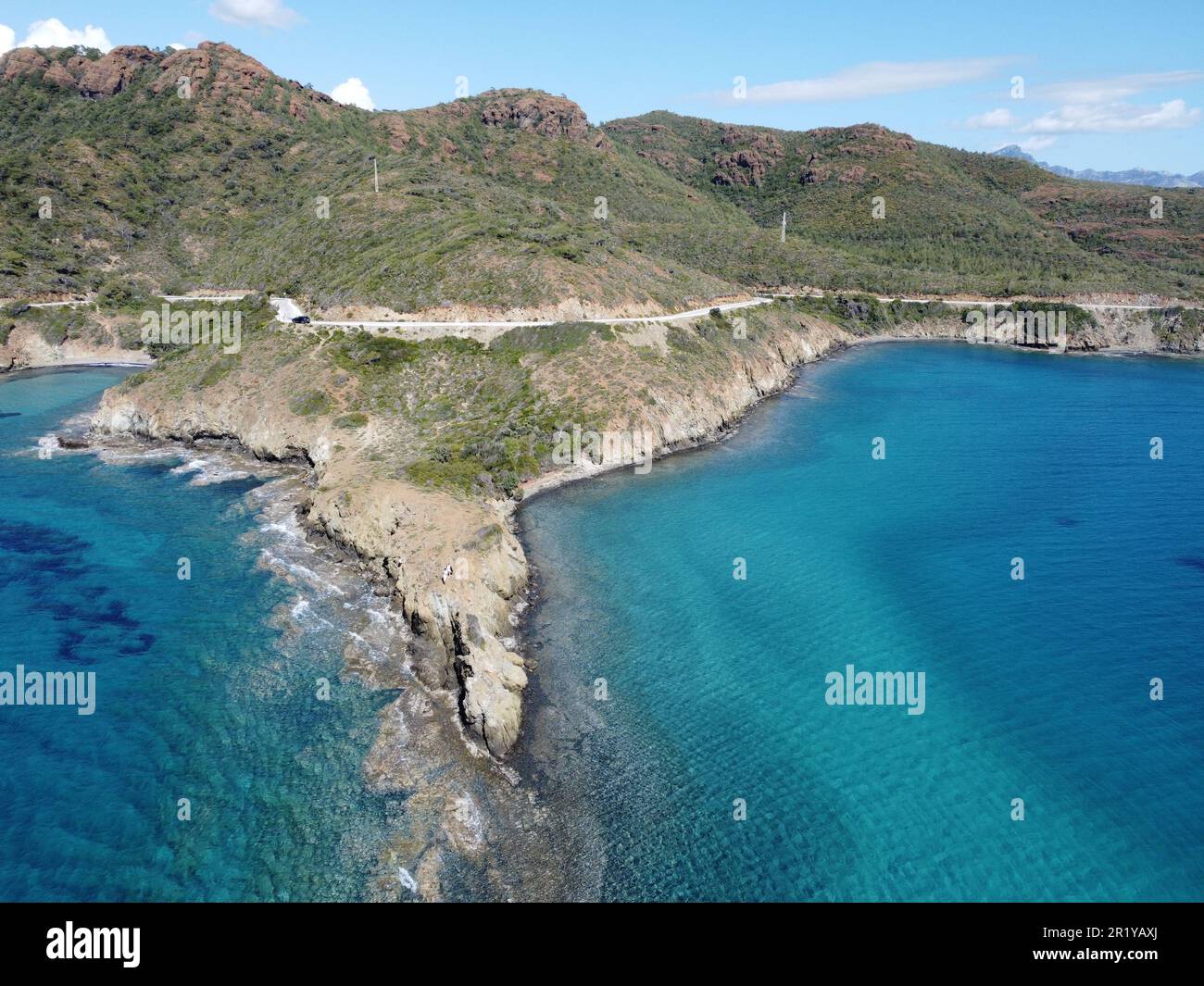 Aerial view of D-Maris Bay Hotel nearby Bencik Bay, Hisaronu, Marmaris ...