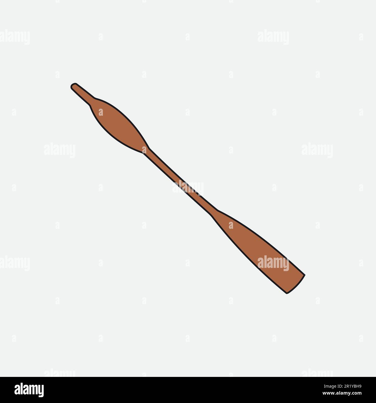 Woodcut Illustration of an Oar. - Vector Stock Vector Image & Art - Alamy