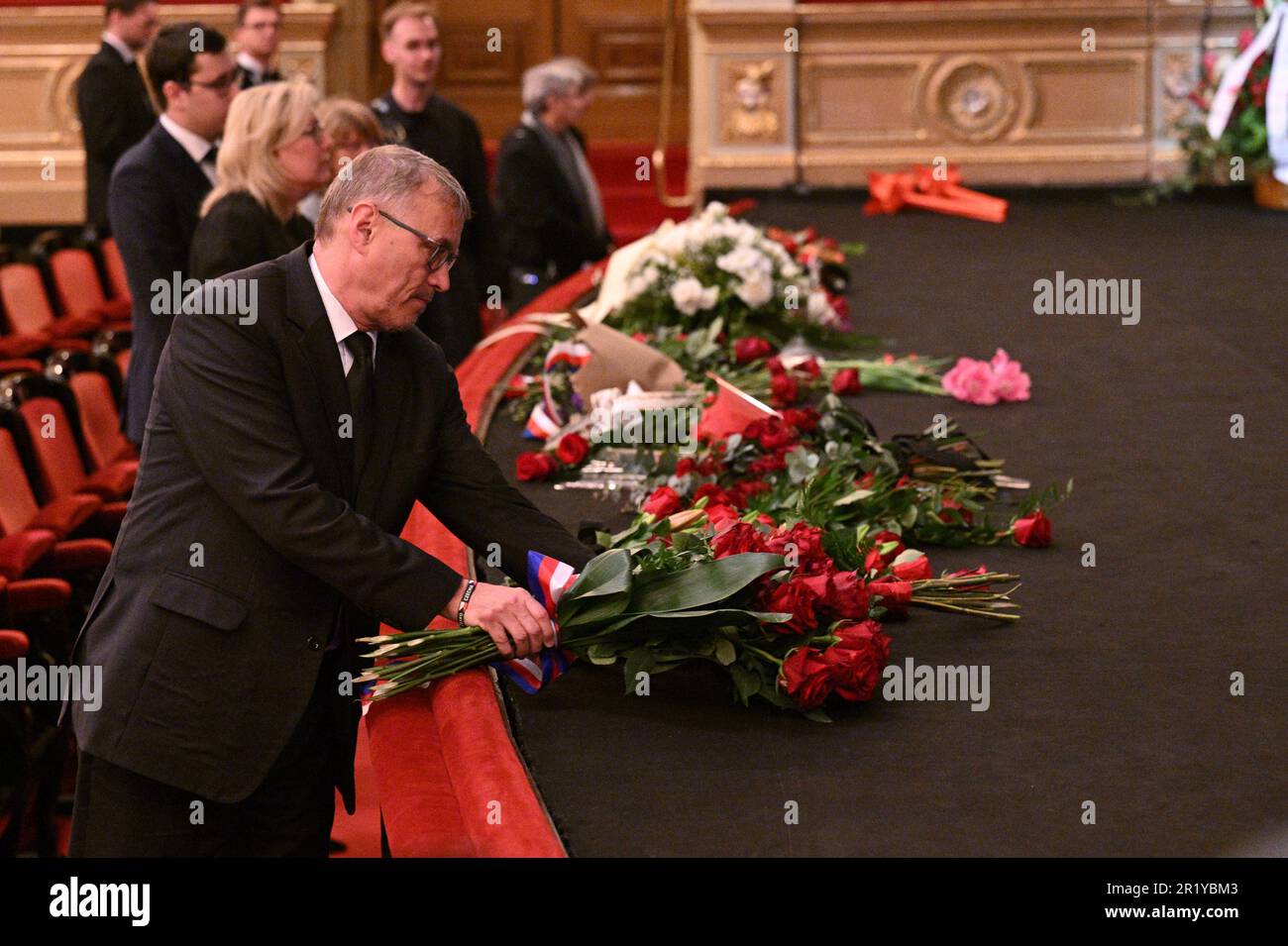 Prague, Czech Republic. 16th May, 2023. The last farewell to actress ...