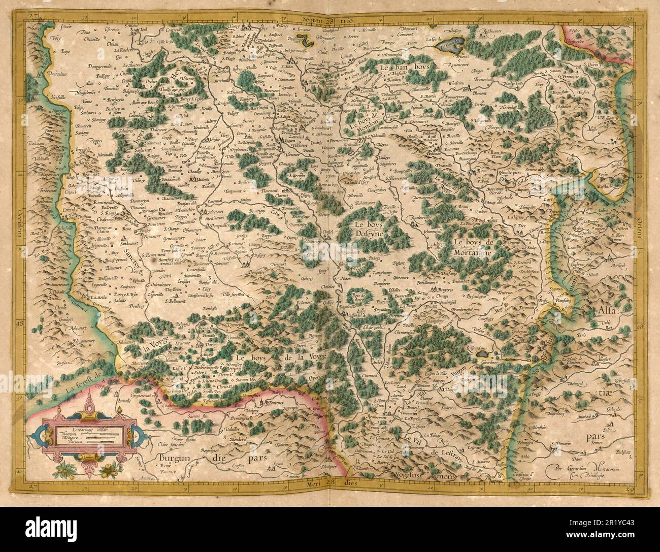 Landkarte map frankreich france hi-res stock photography and images - Alamy