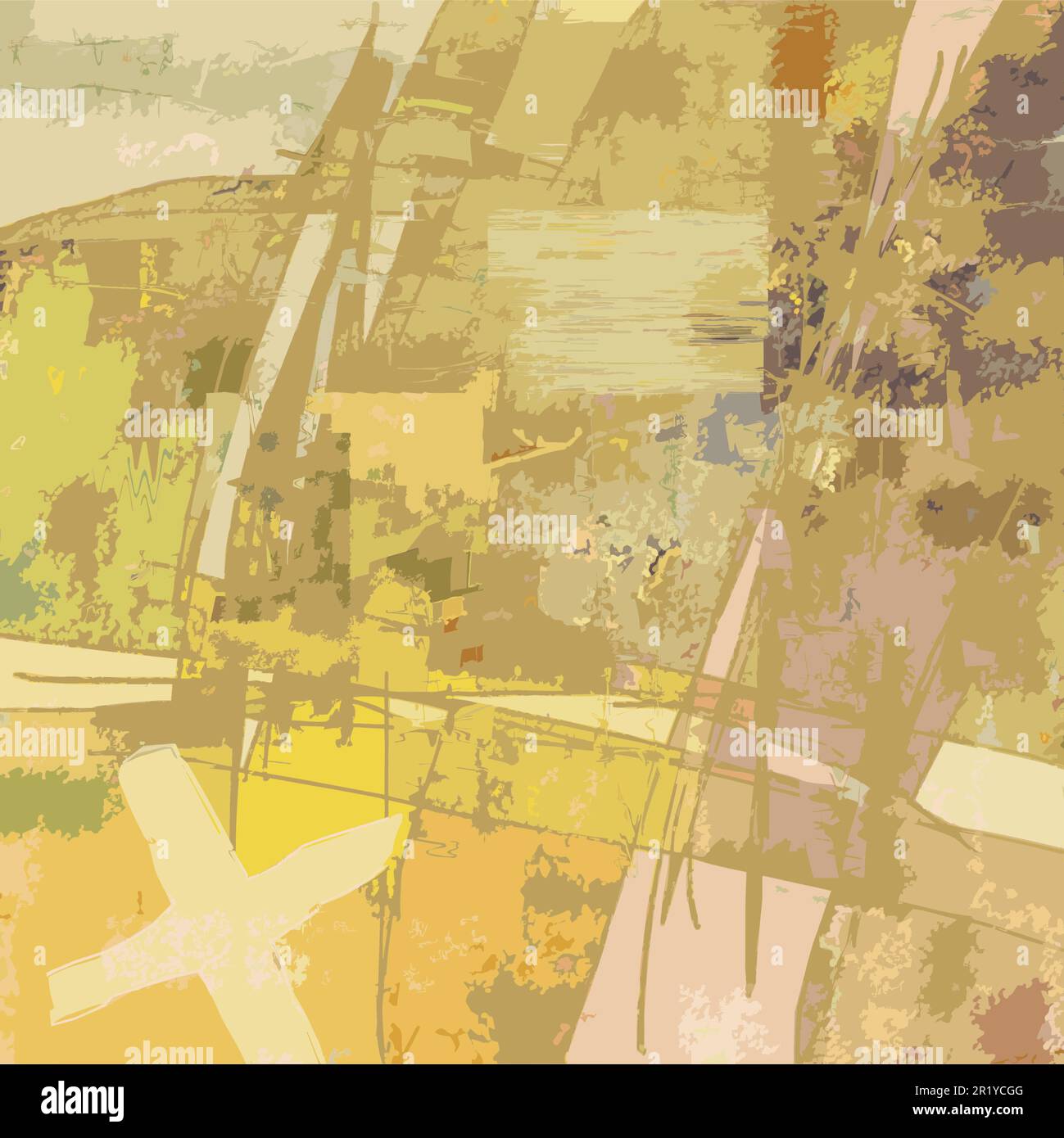 Modern Abstract Art - Vector Illustration From Digital Contemporary ...