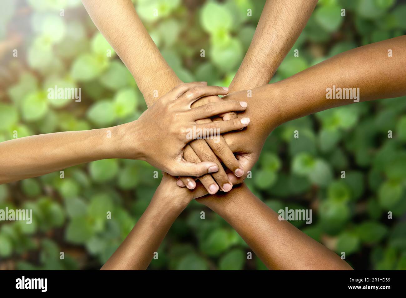 The hand gesture of friendship. International friendship day concept ...