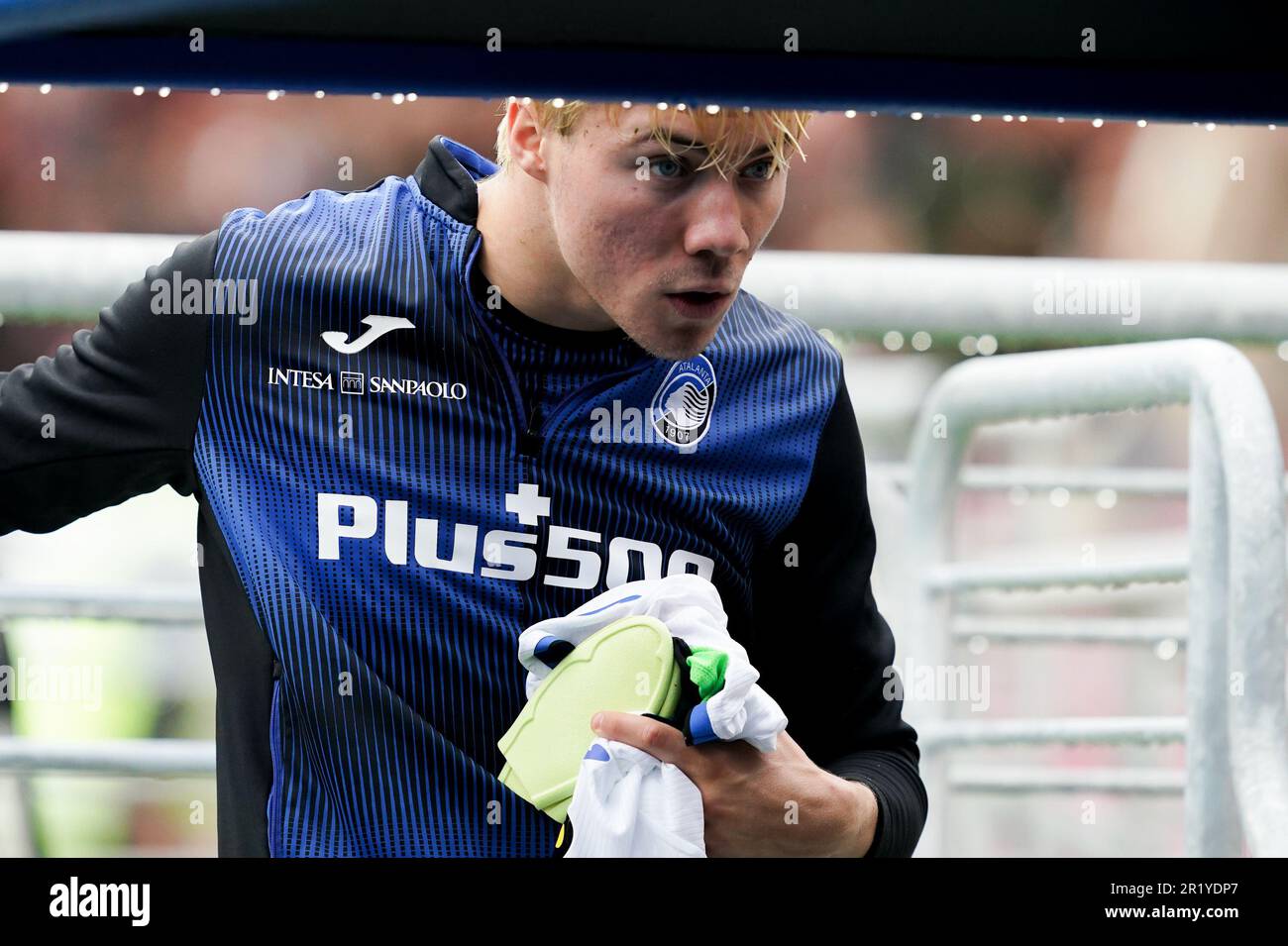 Rasmus Hojlund of Atalanta BC looks on during the Serie A match between ...