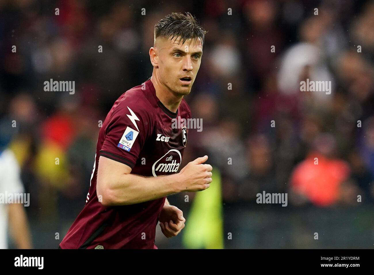 Krzysztof Piatek of US Salernitana looks on during the Serie A match ...