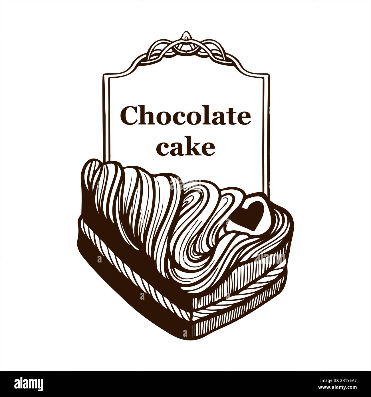 Premium Retro Chocolate Vintage And Label Design Stock Vector Image ...