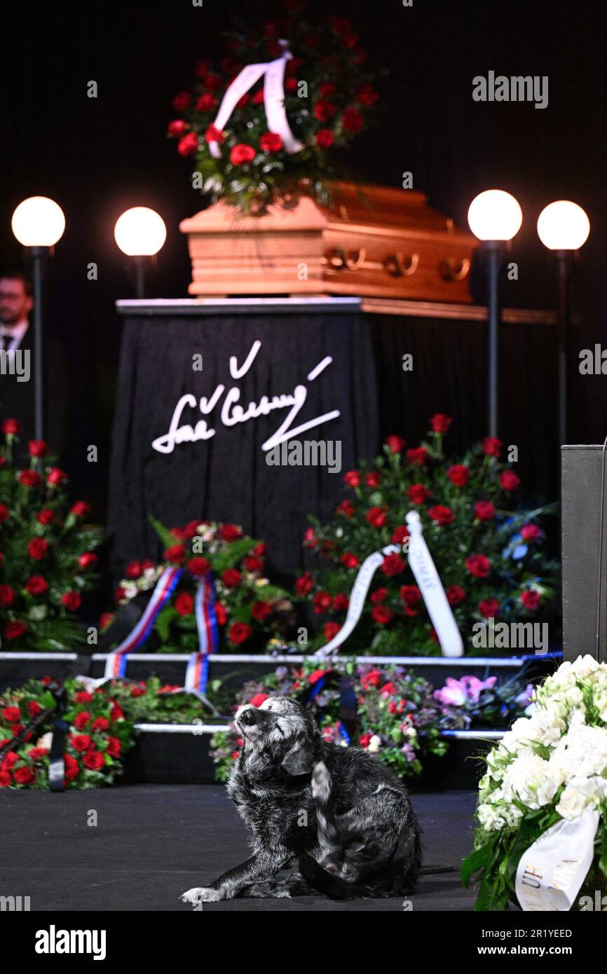 Prague, Czech Republic. 16th May, 2023. The last farewell to actress ...